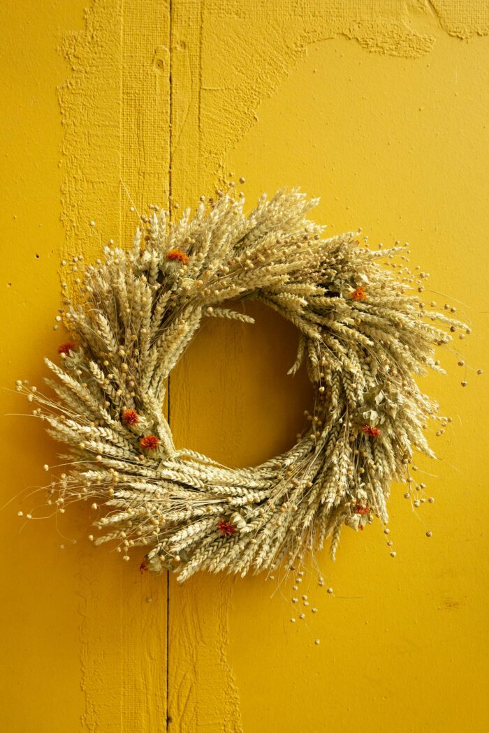 Wheat & Cardamom Wreath | Secret Garden